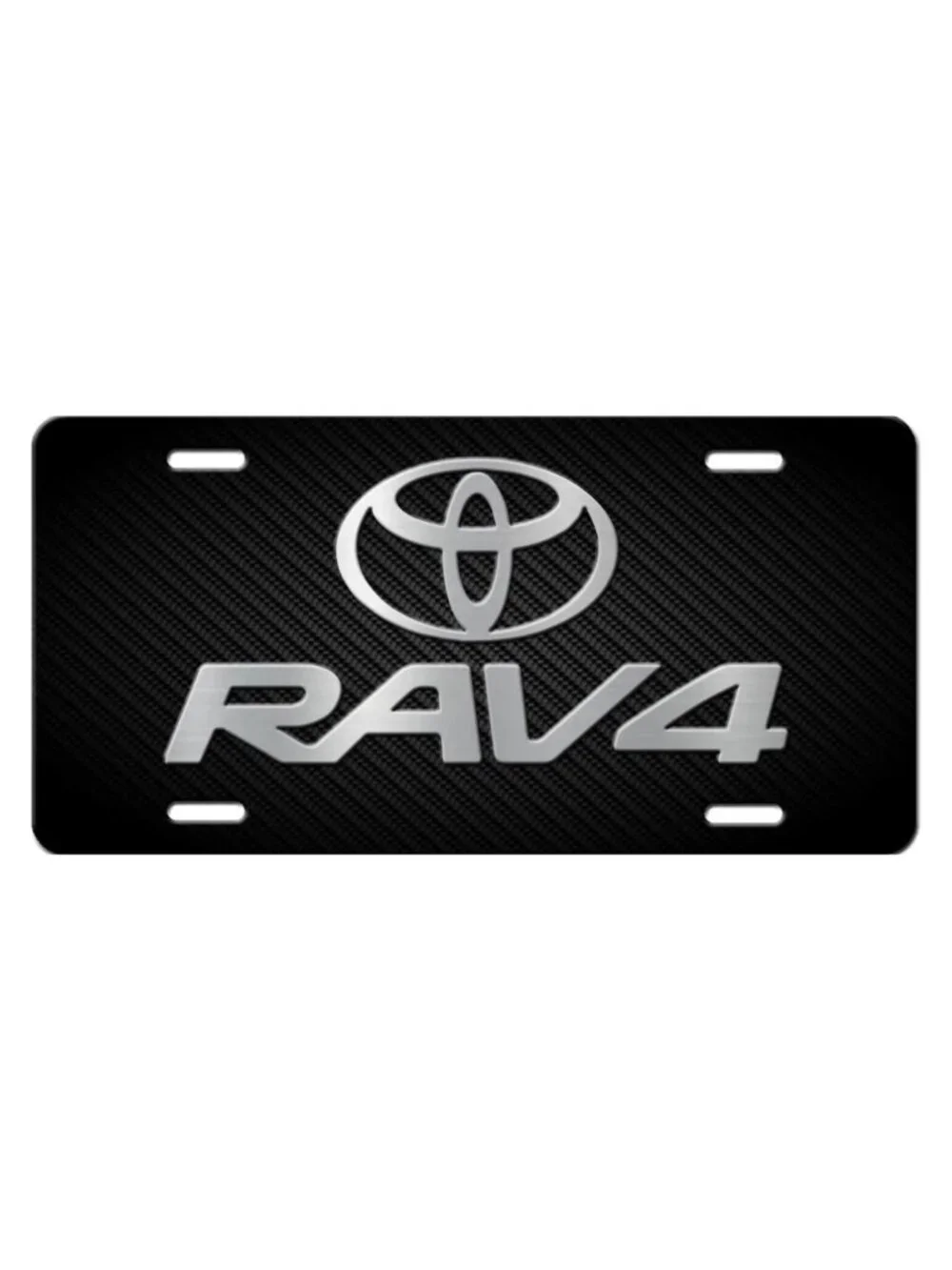 Accents | Toyota Rav 4 Custom Aluminum Vanity Novelty License Plate Tag ...
